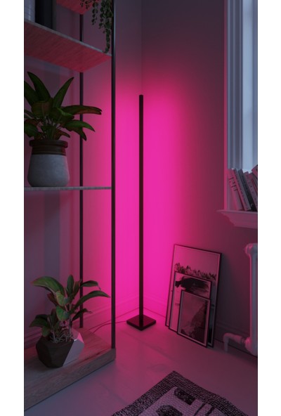 Blue Digital Pinkblue Light Gece Lambası LED Rgb 256 Renk Lambader Yuksek Işık Sistemi