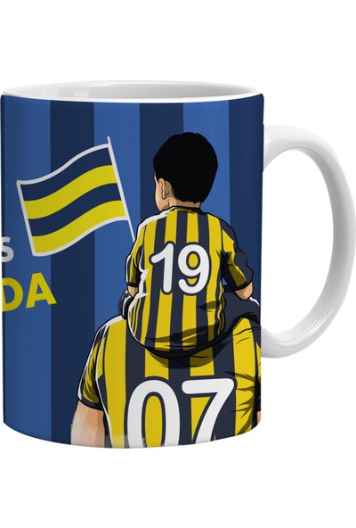 Flipped 1907 Miras Sevda Taraftar Kupa Bardak Flipped 1907 Miras Sevda Taraftar Kupa Bardak