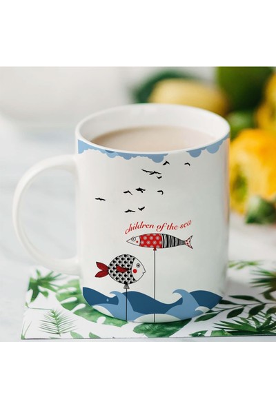 Flipped Children Of The Sea Tasarım Kupa Bardak Flipped Children Of The Sea Tasarım Kupa Bardak