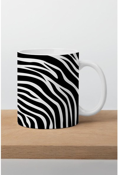 Flipped Zebra Çizgili Tasarım Kupa Bardak Flipped Zebra Çizgili Tasarım Kupa Bardak