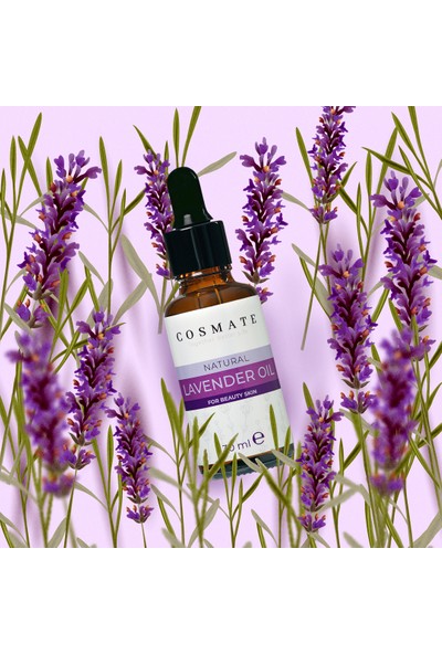 Cosmate 1. Kalite %100 Saf Lavanta Uçucu Yağı 30 ml