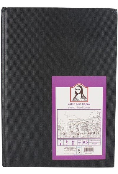 Südor Mona Lisa Sketch Sert Kapak Eskiz Defteri A5 100 gr 80 Yaprak Südor Mona Lisa Sketch Sert Kapak Eskiz Defteri A5 100 gr 80 Yaprak