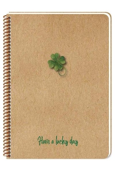 Keskin Color Lucky Kraft Kapak Spiralli Defter A5 80 Yaprak Kareli Keskin Color Lucky Kraft Kapak Spiralli Defter A5 80 Yaprak Kareli
