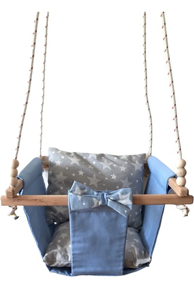 Odabaşı Storkia Çocuk Salıncağı, Ahşap Bahçe Salıncağı, Tavan Ev Salıncağı, Mavi Odabaşı Storkia Çocuk Salıncağı, Ahşap Bahçe Salıncağı, Tavan Ev Salıncağı, Mavi