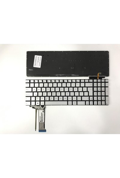 Flow Asus Vivobook Pro N552V, N552VW, N552VX Notebook Klavye Gümüş Işıklı Flow Asus Vivobook Pro N552V, N552VW, N552VX Notebook Klavye Gümüş Işıklı