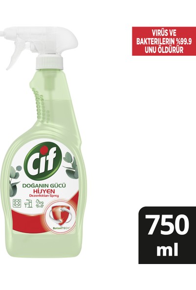 Cif Dezenfektan Sprey Doğanın Gücü Hijyen 750 ml