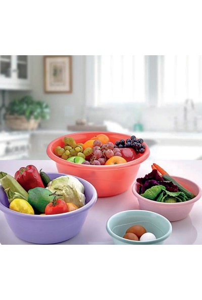 Sev Plastik 4`lü Badya Set