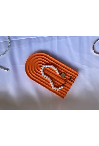 Orange Atelier Dekoratif Geometrik Çizgili Beton Tabak Beton Takı Tabağı Mum Tabağı Organizer Orange Atelier Dekoratif Geometrik Çizgili Beton Tabak Beton Takı Tabağı Mum Tabağı Organizer