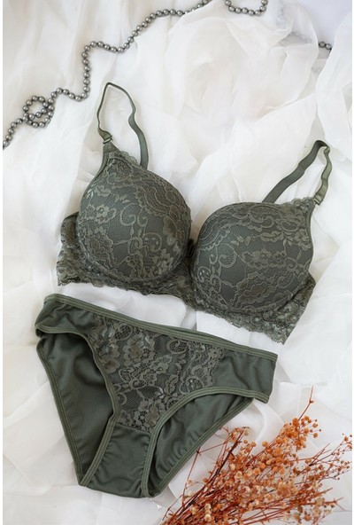 Arlem Kadın Dantel Dolgulu Sütyen Külot Takımı
