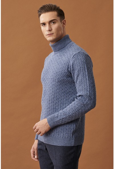 Altınyıldız Classics Standart Fit Tam Balıkçı Yaka Triko Kazak