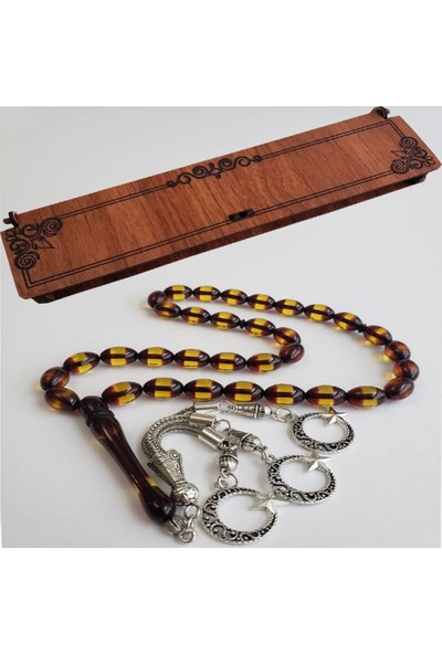 Tuğra Ticaret Püsküllü Kutulu Tesbih Dekoratif Hediyelik