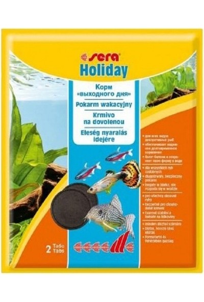 Özömek Prestij Sera Holiday Balıklar Için Tatil Yemi 2 Tablet Özömek Prestij Sera Holiday Balıklar Için Tatil Yemi 2 Tablet