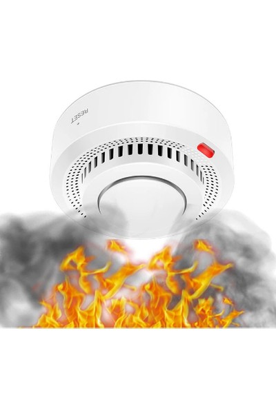 Tuya Wifi Akıllı Duman Dedektör Sensörü Alarm Uyarısı Akıllı Yaşam App Uzaktan Kumanda Tuya Wifi Akıllı Duman Dedektör Sensörü Alarm Uyarısı Akıllı Yaşam App Uzaktan Kumanda