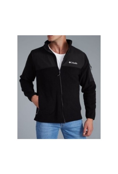 Columbia Erkek Siyah Fermuarlı Polar