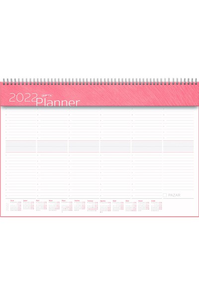 Gıpta 252-SMK 2022 40X28 Spiralli Planner Gıpta 252-SMK 2022 40X28 Spiralli Planner