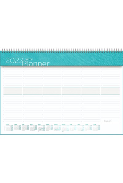 Gıpta 252-SMK 2022 40X28 Spiralli Planner Gıpta 252-SMK 2022 40X28 Spiralli Planner