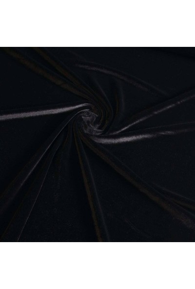 Siyah Ipek Kadife Kumaş