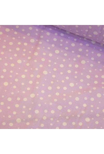 Lila Yuvarlak Pazen Kumaş