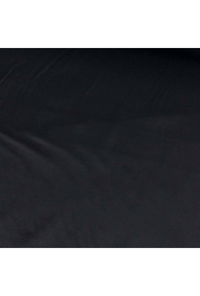 Siyah Parlak Saten Kumaş