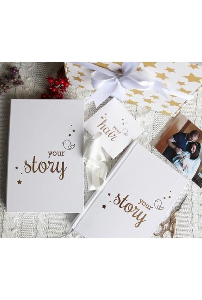 Beyaz Bir Kutu Your Story Baby Journal Set (Anne&bebek Günlüğü Seti) Beyaz Bir Kutu Your Story Baby Journal Set (Anne&bebek Günlüğü Seti)