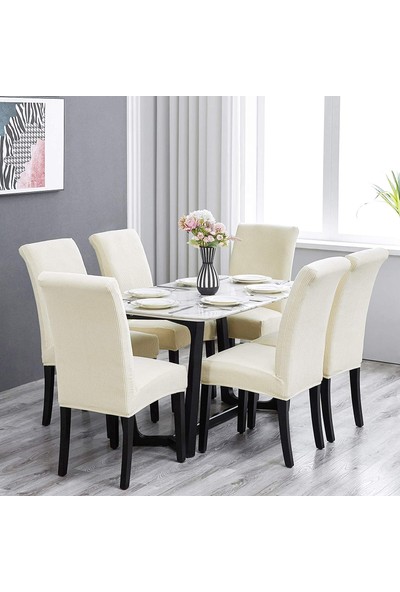 Nurlan 1 Adet Likrali Sandalye Kılıfı, Sandalye Örtüsü Yıkanabilir Piti Kare Desen Nurlan 1 Adet Likrali Sandalye Kılıfı, Sandalye Örtüsü Yıkanabilir Piti Kare Desen