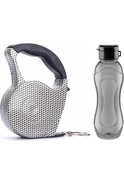 Transformacion 5 M Makaralı Otomatik Köpek Tasması + Matara