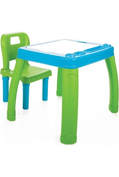 Pilsan Sandalyeli Çalışma Masası -Yeşil 03402
