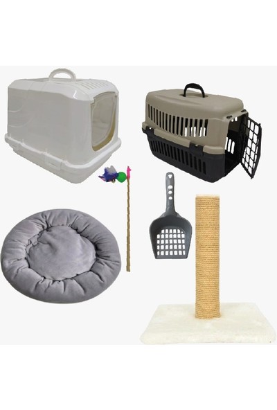Bio Sand Petzen Kedi Ihtiyaç Seti 6'lı Bio Sand Petzen Kedi Ihtiyaç Seti 6'lı