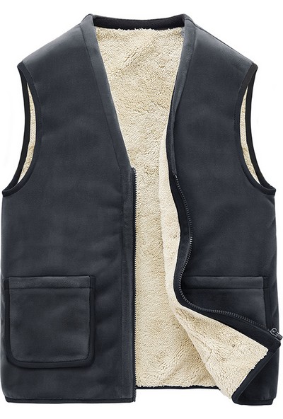 Skimsx Peluş Kalın Kışlık Yelek (Yurt Dışından) Skimsx Peluş Kalın Kışlık Yelek (Yurt Dışından)
