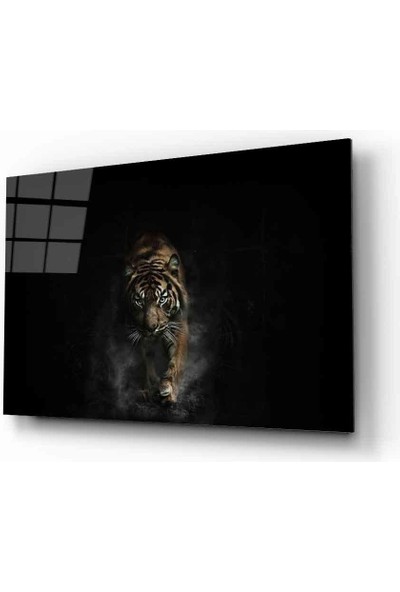 Dekorcum Dekorcumshop Kaplan Cam Tablo 4mm Dayanıklı Temperli Cam Dekorcum Dekorcumshop Kaplan Cam Tablo 4mm Dayanıklı Temperli Cam