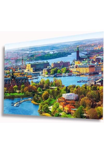 Dekorcum Dekorcumshop Şehir Manzara Cam Tablo 4mm Dayanıklı Temperli Cam Dekorcum Dekorcumshop Şehir Manzara Cam Tablo 4mm Dayanıklı Temperli Cam