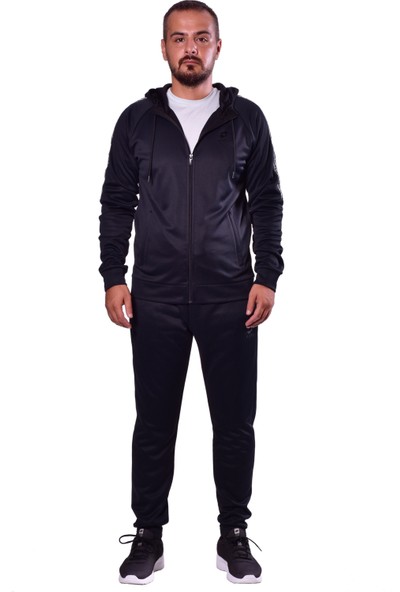 Lotto Eşofman Takımı Kadın Siyah-Moreno Pl W-W1120 Lotto Eşofman Takımı Kadın Siyah-Moreno Pl W-W1120