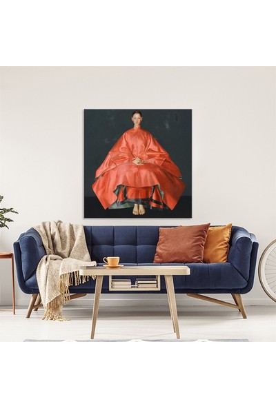 Tablo Life Çin Prensesi - Yağlı Boya Dokulu Tablo