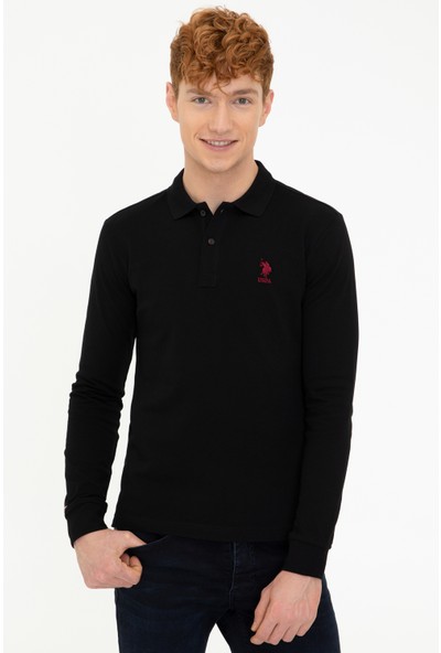 U.S. Polo Assn. Siyah Sweatshirt Basic 50212421-VR046 U.S. Polo Assn. Siyah Sweatshirt Basic 50212421-VR046