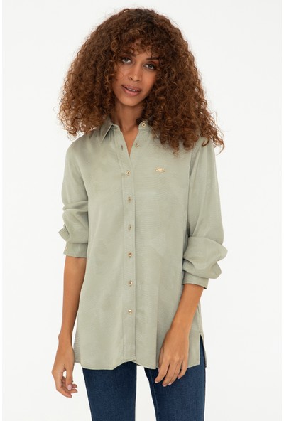 U.S. Polo Assn. Yeşil Gömlek Uzunkol 50237236-VR027