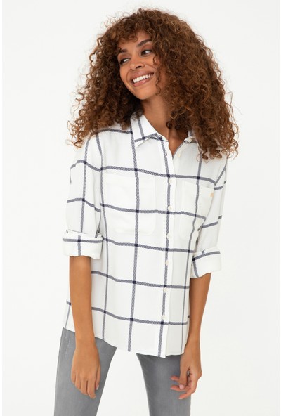 U.S. Polo Assn. Beyaz Gömlek Uzunkol 50237873-VR019