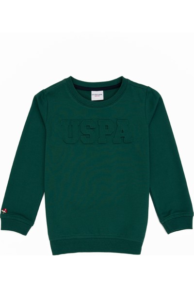 U.S. Polo Assn. Yeşil Sweatshirt Basic 50236949-VR101 U.S. Polo Assn. Yeşil Sweatshirt Basic 50236949-VR101