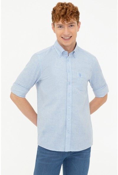 U.S. Polo Assn. Mavi Gömlek Uzunkol 50237202-VR003
