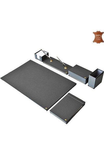 Tabac 410-15 Classic Hakiki Deri Sümen Takımı Antrasit