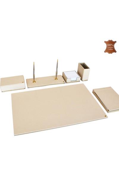 Tabac 410-28 Classic Hakiki Deri Sümen Takımı Kemik