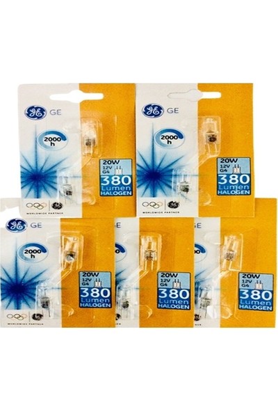 General 10 Adet 12V 20W G4 Halojen Kapsül Ampül Sarı Işık Avize Ampülü General 10 Adet 12V 20W G4 Halojen Kapsül Ampül Sarı Işık Avize Ampülü