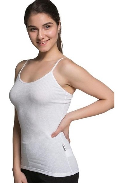 Thermoform Pure Kadın Termal Ince Askılı Atlet 30004 - Beyaz Thermoform Pure Kadın Termal Ince Askılı Atlet 30004 - Beyaz
