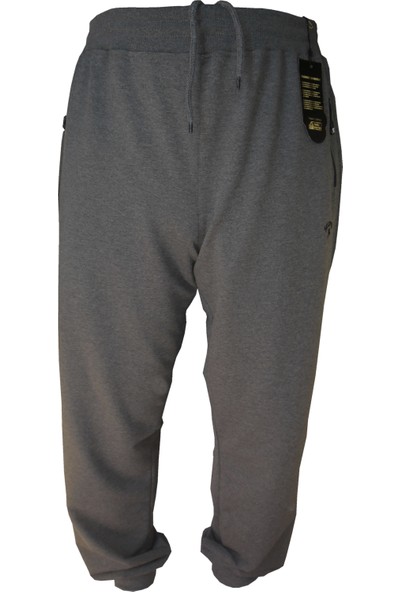 Wooppo Wooppo-Büyük Beden-Kadın Eşofman Altı Siyah (Dar Paça)