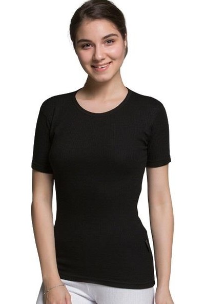 Thermoform Pure Kadın Termal Kısa Kol Içlik 30002 - Siyah Thermoform Pure Kadın Termal Kısa Kol Içlik 30002 - Siyah
