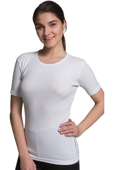 Thermoform Pure Kadın Termal Kısa Kol Içlik 30002 - Beyaz