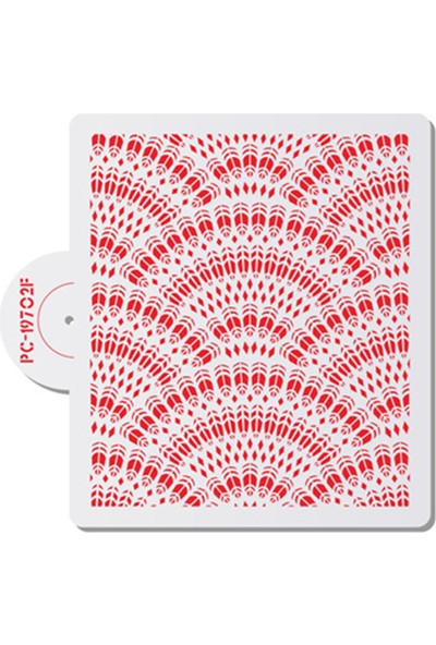 Eternal Kek Stencil Çiçek Desen Dekoratif Pet Cupcake Fırın Için Sınır Embosser Püskürtme (Yurt Dışından)