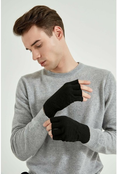 Atk Lüx Kesik Eldiven Yarım Parmak Bilek Kısmı Çift Kat ATK--002