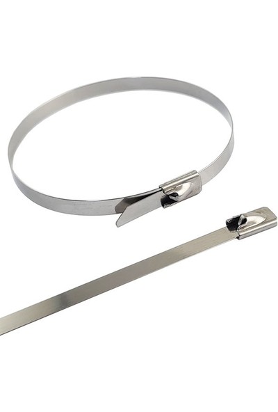 Marinetech Paslanmaz Kablo Bağı, Kablo Kelepçesi Çeşitleri, 10'lu Paket