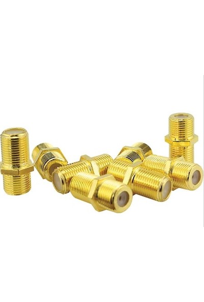 Rose Konnektör 5 Adet F Ara Gold Sarı Konnektör Birleştirici Uydu Konnektörü Rose Rc-13 Rose Konnektör 5 Adet F Ara Gold Sarı Konnektör Birleştirici Uydu Konnektörü Rose Rc-13