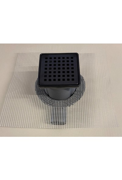 Mkn 10X10 cm Çelik Çerçeveli Siyah Süzgeç Q50 Yan Çıkış Mkn 10X10 cm Çelik Çerçeveli Siyah Süzgeç Q50 Yan Çıkış